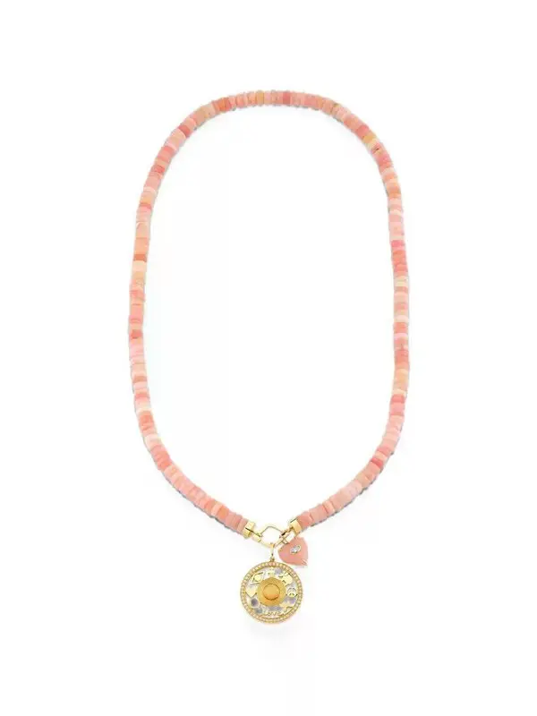SYDNEY EVAN Opal And Diamond Necklace