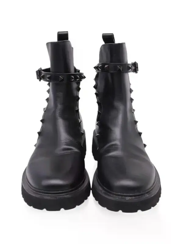 Valentino Garavani Rockstud Leather Ankle Boots