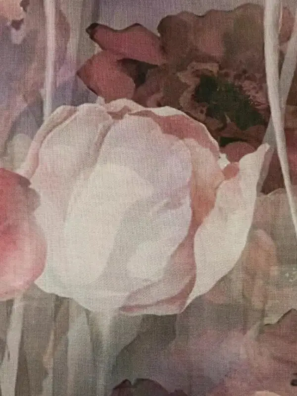 D'ANIELLO Floral-print Frayed-edge Scarf