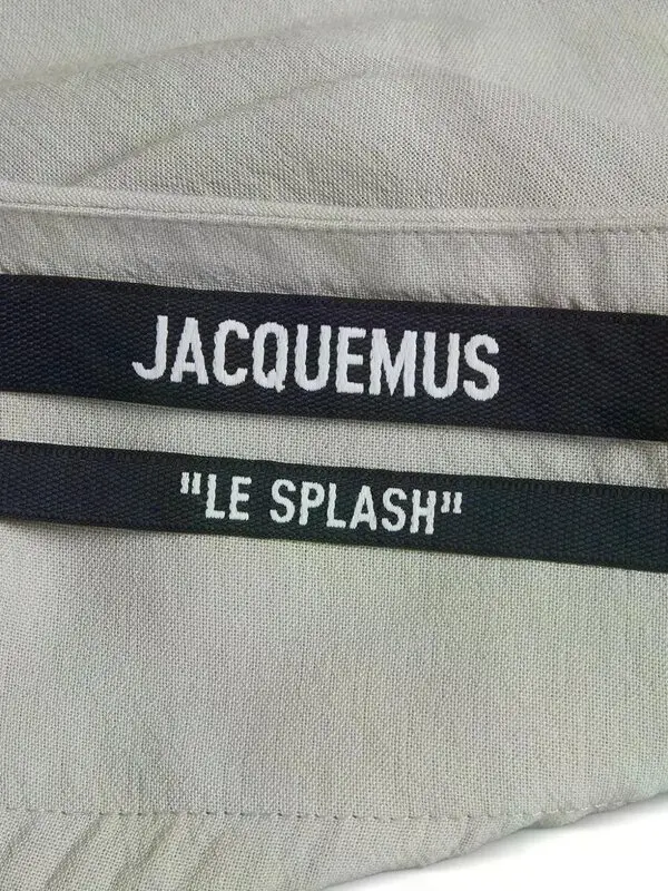 Jacquemus La Robe Saudade Ruched Mini Dress - Neutrals