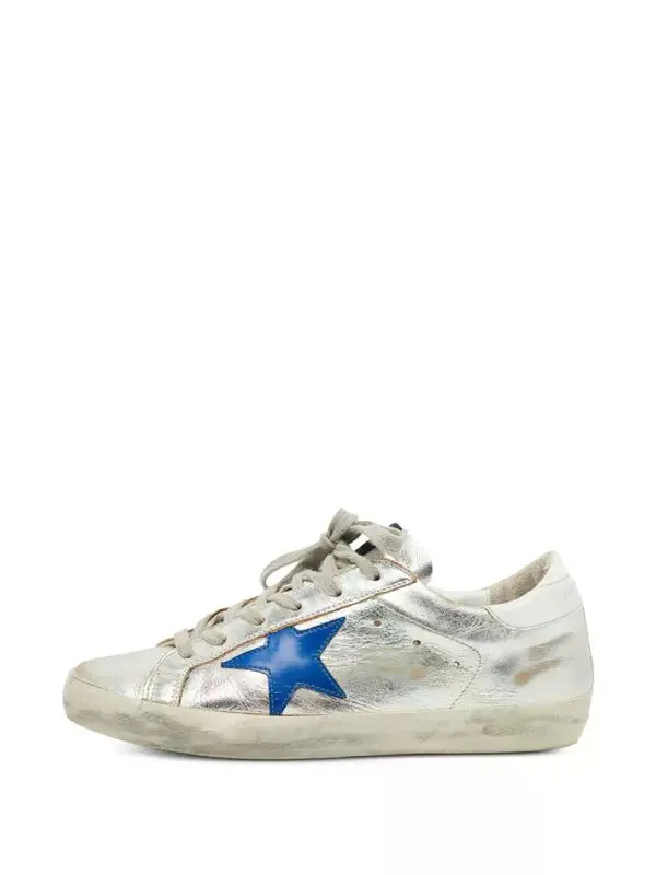 GOLDEN GOOSE Super Star Sneakers - Silver