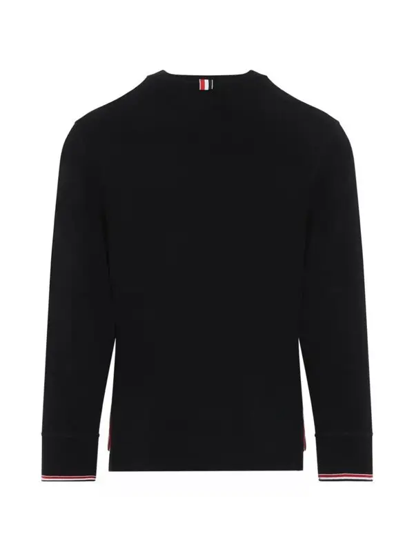 Thom Browne Button-placket Long-sleeve T-shirt