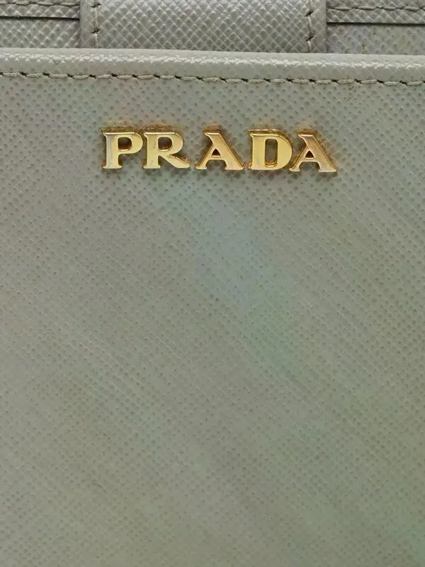 Prada Flap French Saffiano Leather Wallet