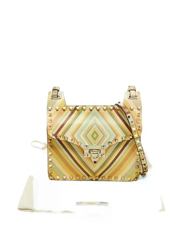 Valentino Garavani 1975 Rockstud Print Crossbody Bag