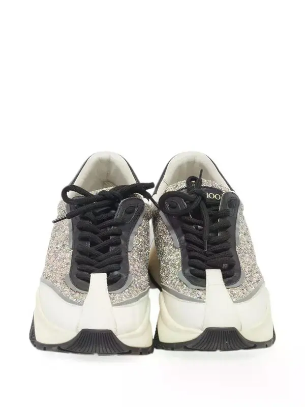 JIMMY CHOO Raine Glitter-panelled Sneakers