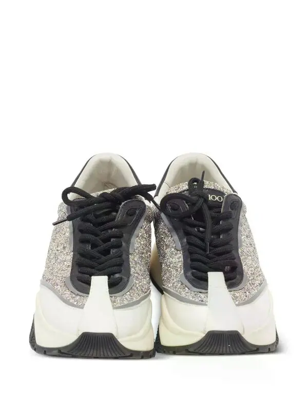 JIMMY CHOO Raine Glitter-panelled Sneakers