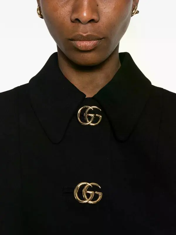 Gucci Logo-button Cropped Jacket