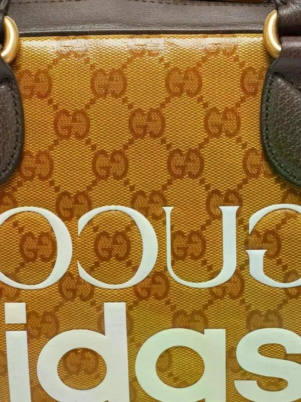 Gucci X Adidas Gg Supreme Trefoil Tote Bag