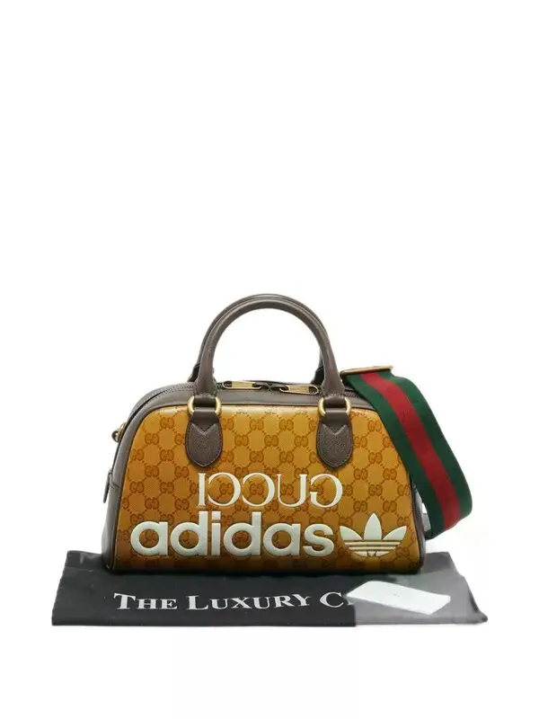 Gucci X Adidas Gg Supreme Trefoil Tote Bag