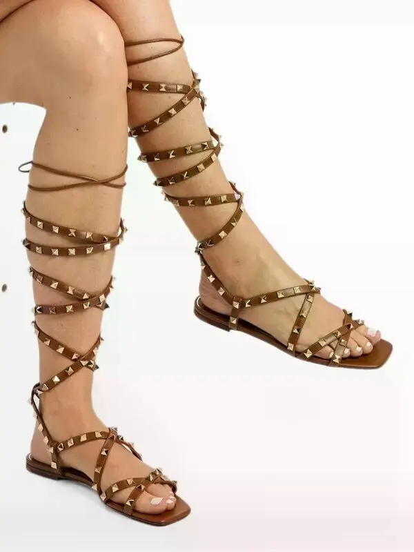 Valentino Garavani Rockstud Strappy Sandals