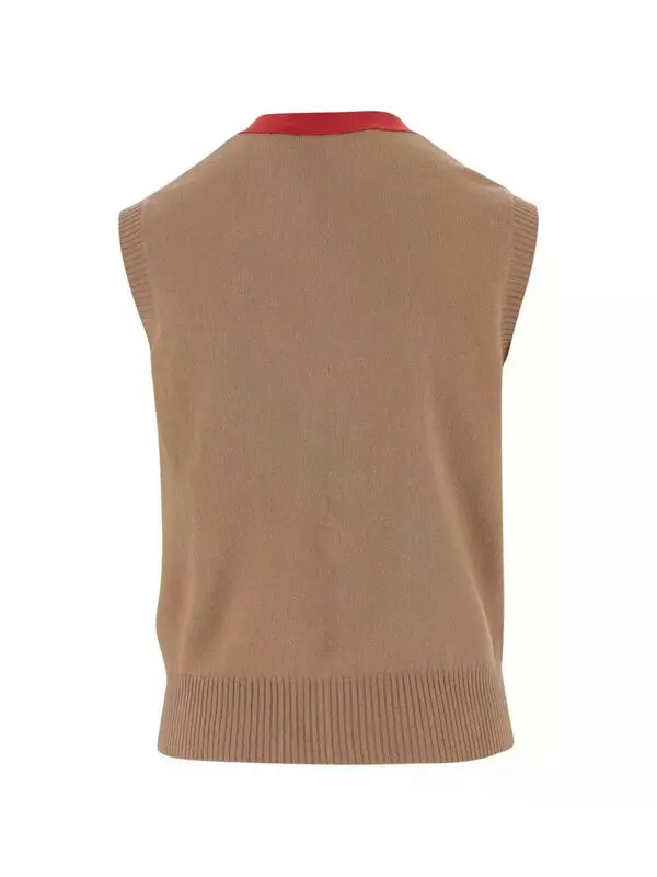 Gucci Ribbon Crewneck Sleeveless Pullover