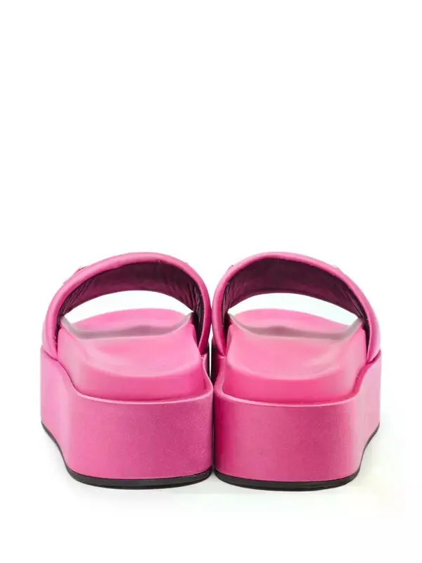 Versace La Medusa Platform Sandals - Pink