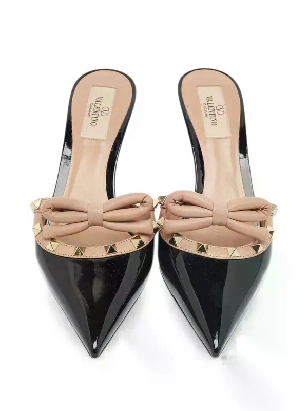 Valentino Garavani Rockstud Bow Mules