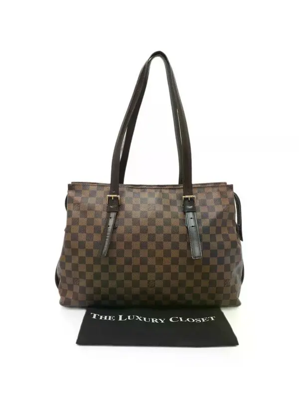 LOUIS VUITTON 1997 Chelsea Damier Ebene Shoulder Bag