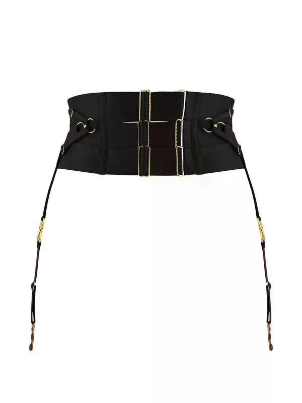BORDELLE Neda Strap-detail Cincher - Black
