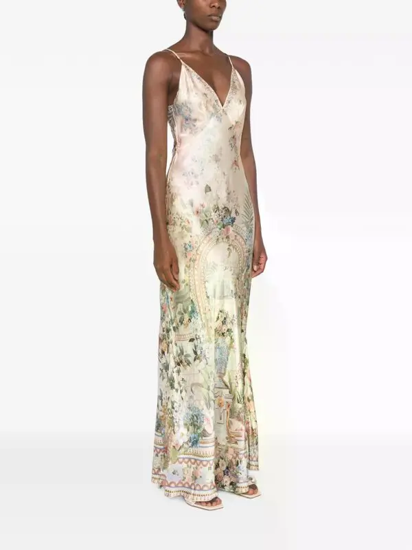 Camilla Floral-print Silk Maxi Dress