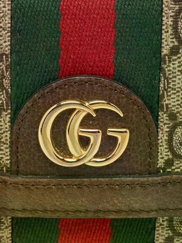 Gucci Ophidia Gg Supreme Leather-trim Wallet