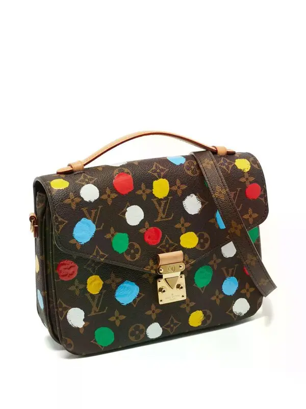 LOUIS VUITTON Pochette Metis Painted Dots Shoulder Bag