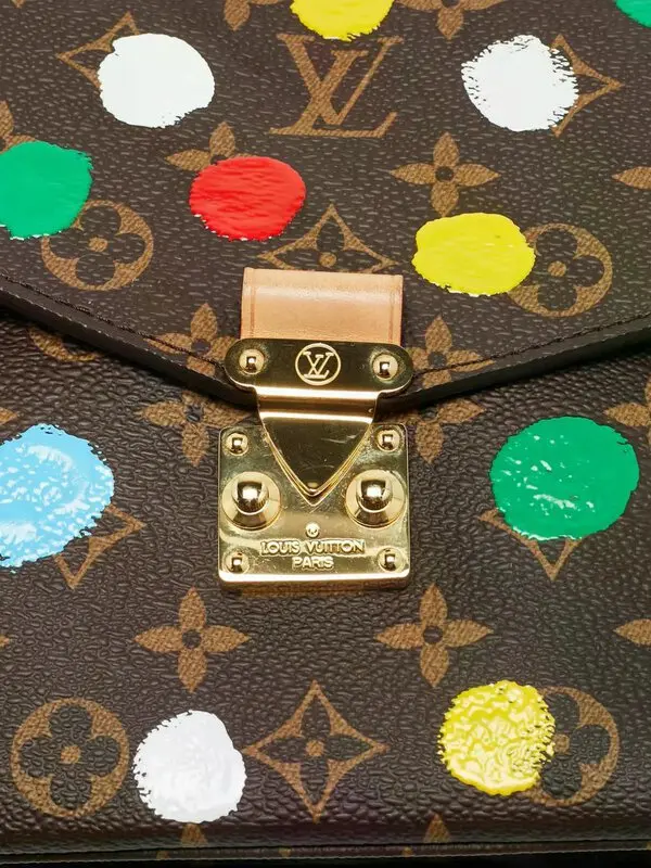 LOUIS VUITTON Pochette Metis Painted Dots Shoulder Bag