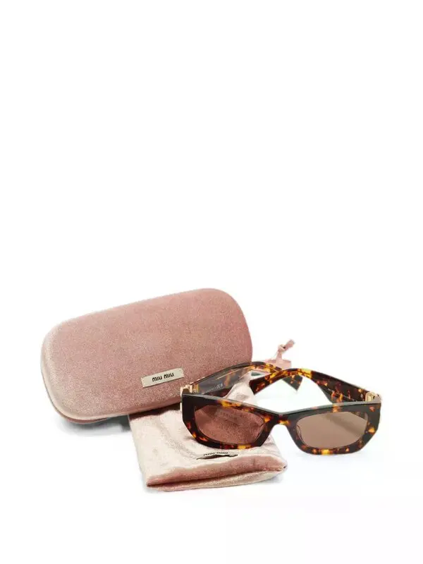 Miu Miu Glimpse Rectangle Sunglasses