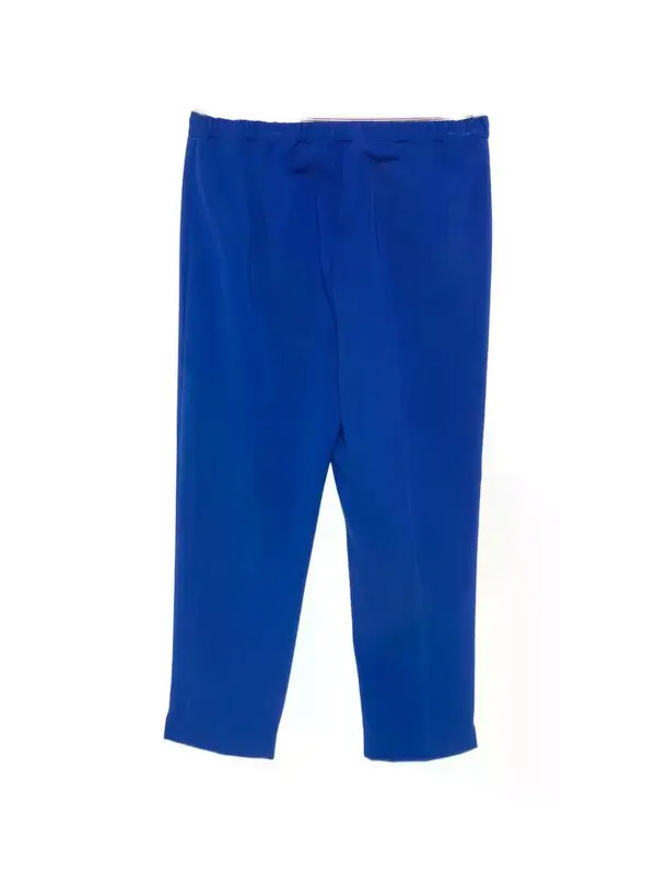 Marina Rinaldi Raggioxnew Elasticated-waistband Slim-fit Trousers