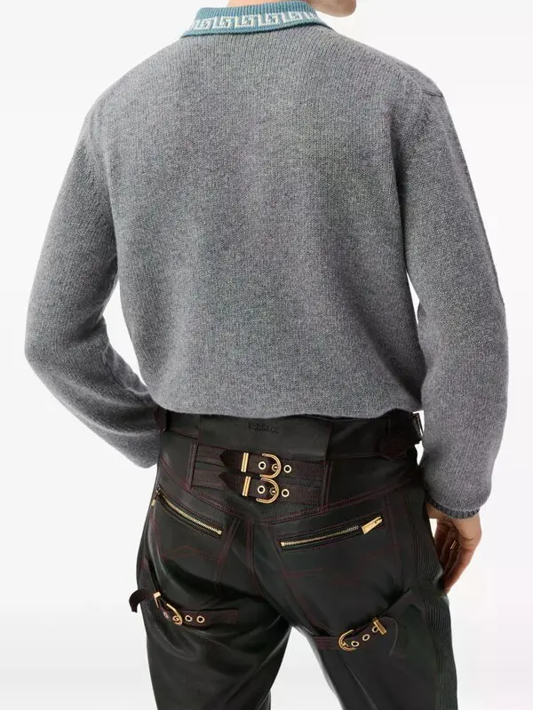Versace Wool & Cashmere Knit Sweater