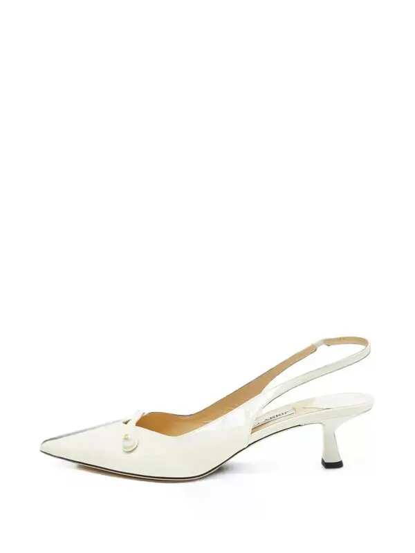 JIMMY CHOO Amita Slingback Pumps - Neutrals