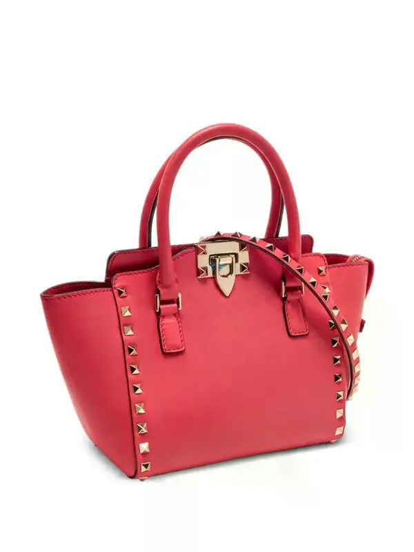 Valentino Garavani Rockstud Trapeze Tote Bag - Pink
