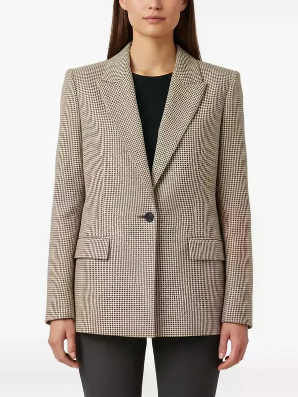 Givenchy Checked Single-breasted Blazer