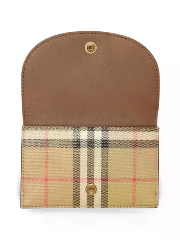 Burberry Check Folding Card Case & Key Ring