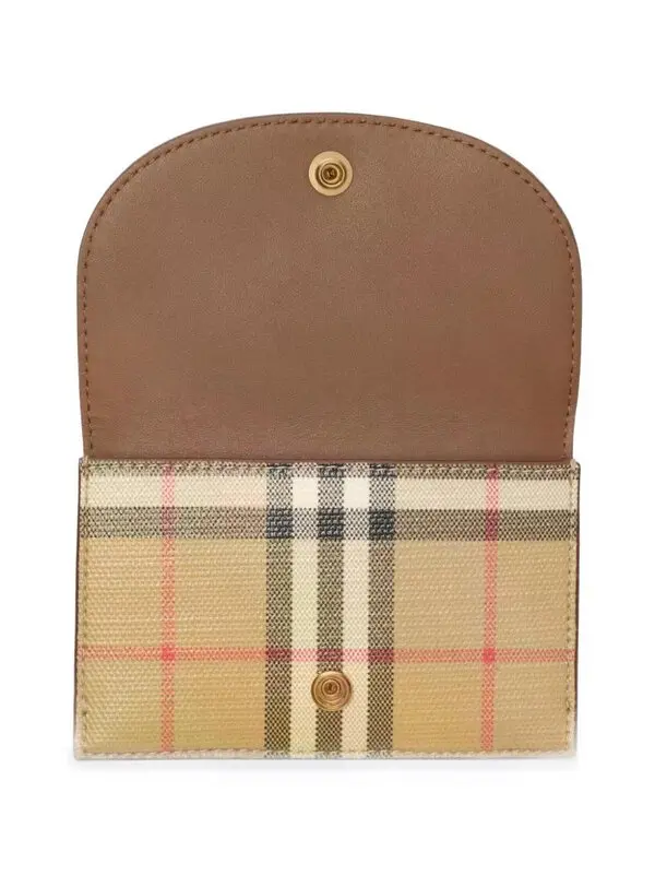 Burberry Check Folding Card Case & Key Ring
