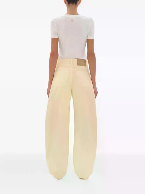 HAIKURE Bethany Boyfriend-fitted Trousers - Yellow