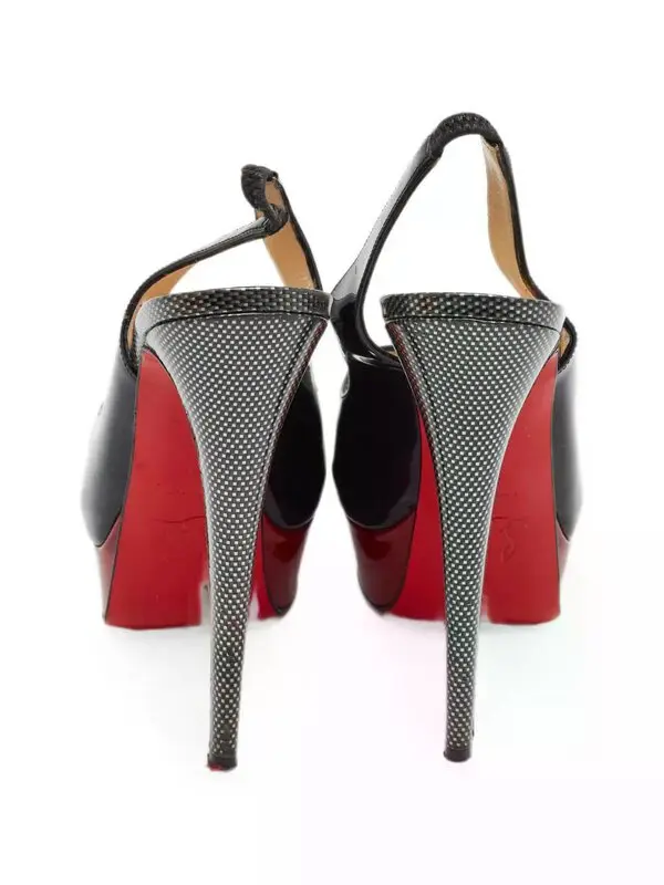 CHRISTIAN LOUBOUTIN Lady Peep Slingback Sandals