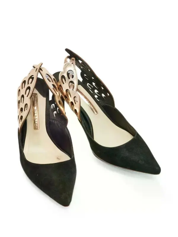 SOPHIA WEBSTER Angelo Slingback Leather Heeled Pumps