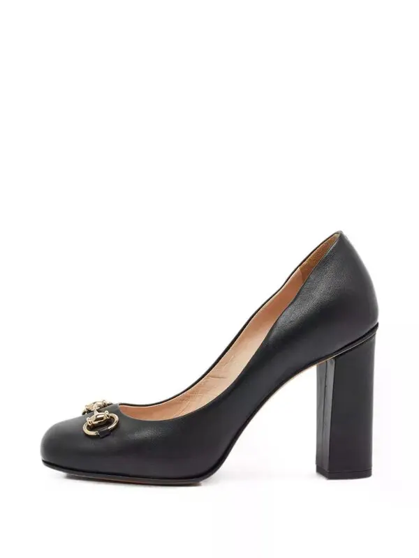 Gucci Horsebit Block-heel Pumps