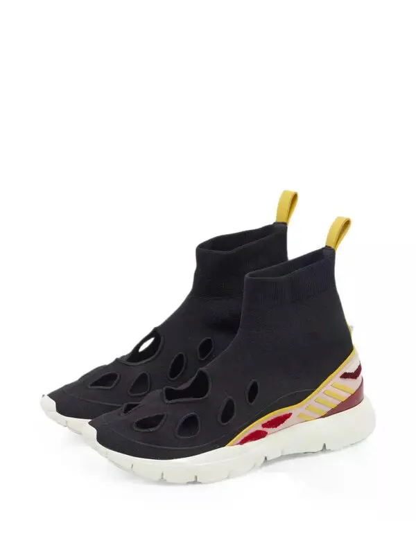 Valentino Garavani Heroes Tribe Cutout Sneakers