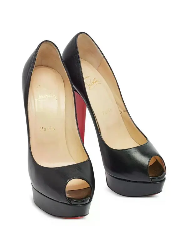 CHRISTIAN LOUBOUTIN Babel Clou Platform Pumps