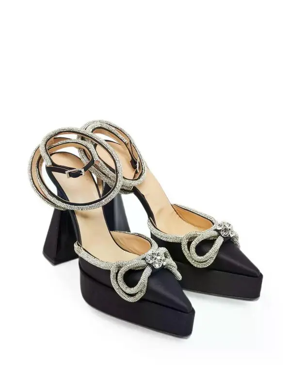 Mach & Mach Double Bow Platform Pumps