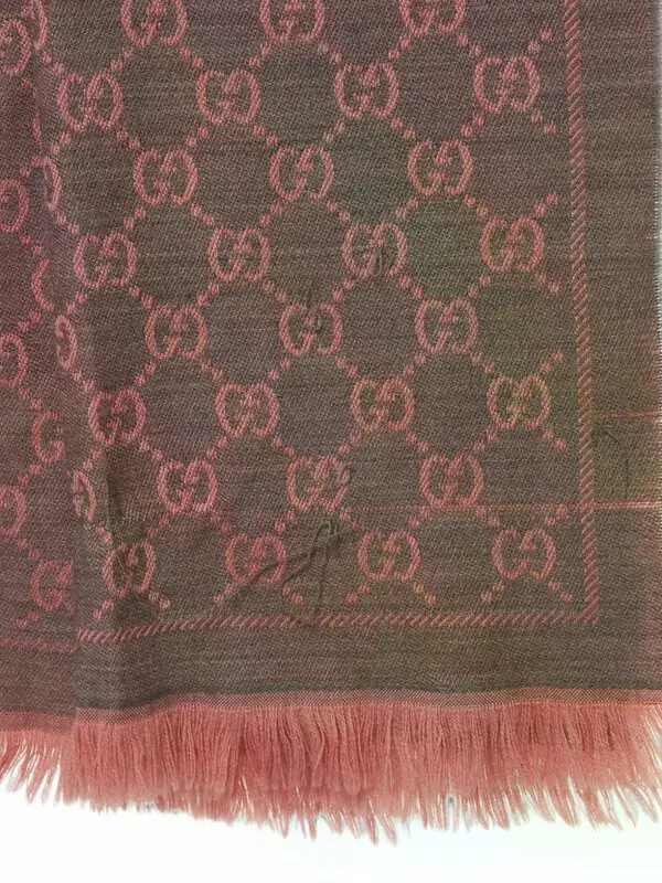 Gucci Gg Jacquard Reversible Scarf