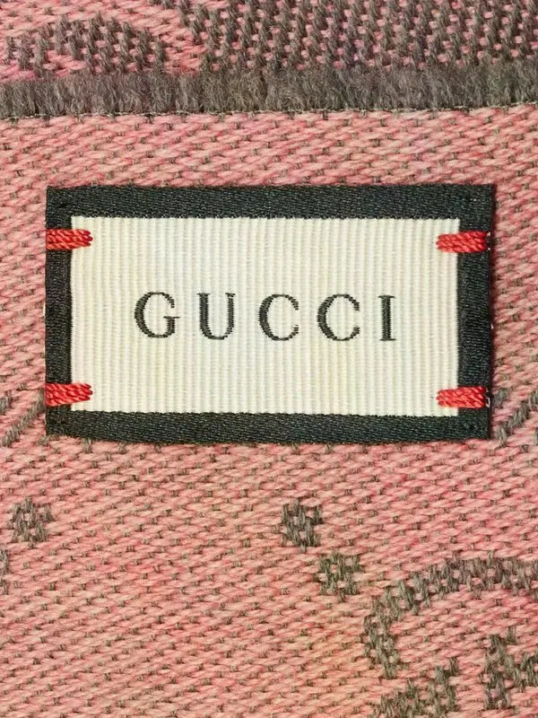Gucci Gg Jacquard Reversible Scarf