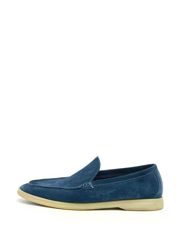 Loro Piana Suede Loafers - Blue