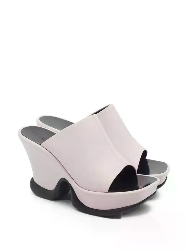 Stella McCartney Sculptural Wedge Sandals - Pink