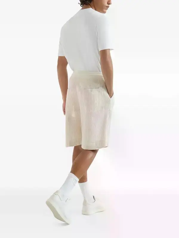 Brunello Cucinelli Cotton English Rib Knit Bermuda Shorts