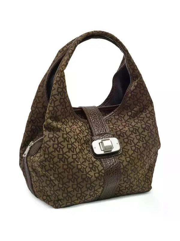 Dkny Monogram Twist-lock Tote Bag