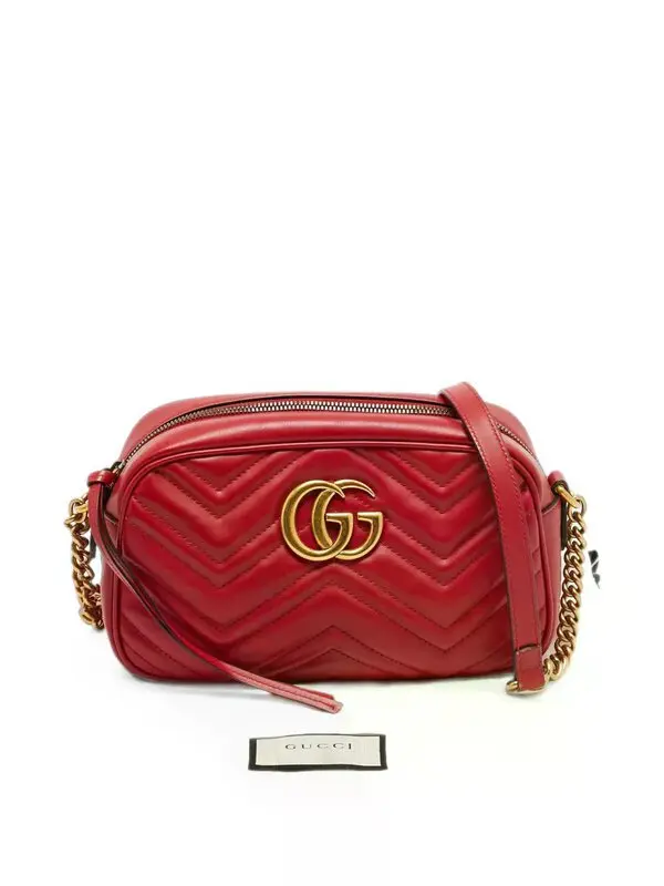 Gucci Small Gg Marmont Matelassé Camera Bag