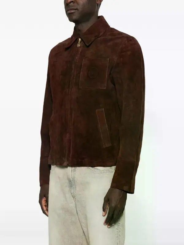 Drole De Monsieur Suede Zip-up Jacket