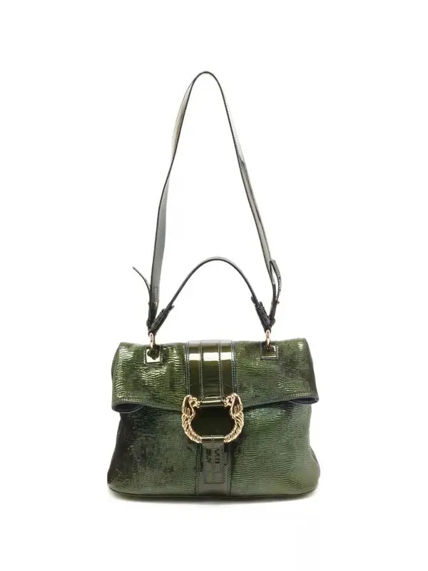 BVLGARI Leoni Wave Shoulder Bag - Green