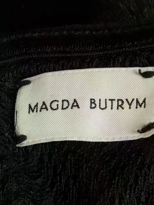 Magda Butrym Faux Fur-trim Corset Top