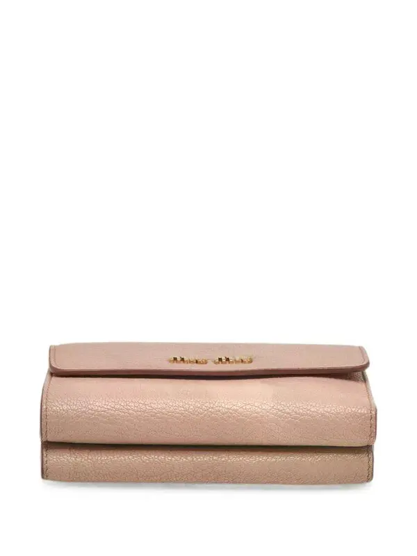 Miu Miu Logo-plaque Trifold Wallet