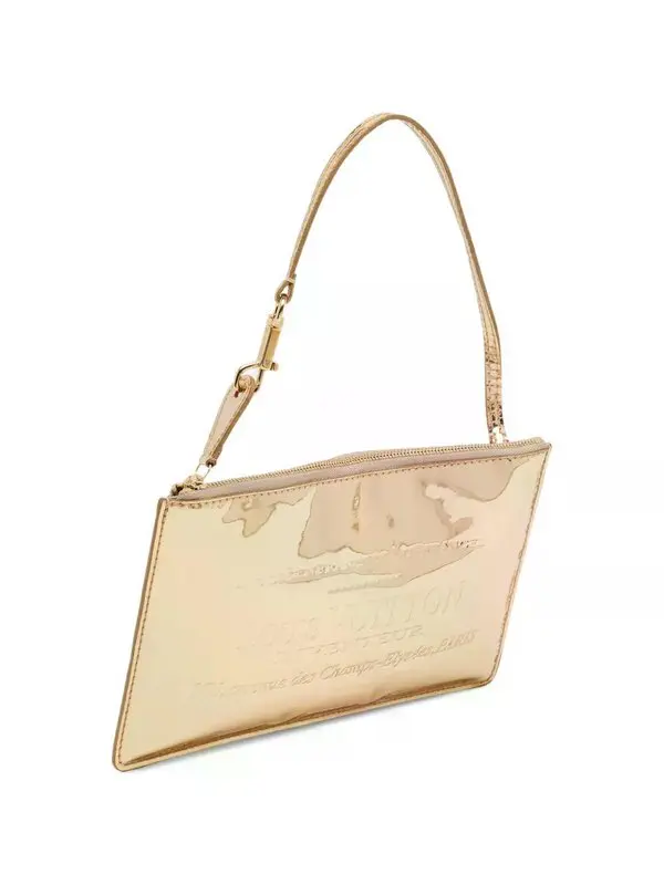 LOUIS VUITTON Patent Leather Pochette Plat Clutch Bag